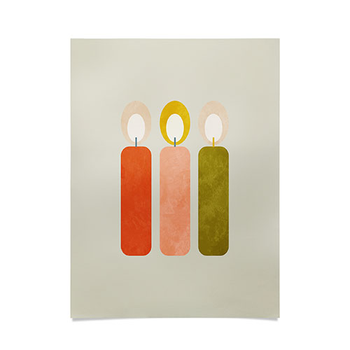 Mid Century Xmas Contemporary Poster Ana Rut Bre Fine Art