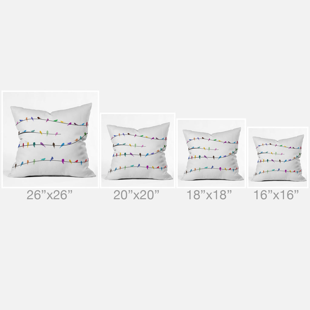 Happy Spring Outdoor Throw Pillow Belle13