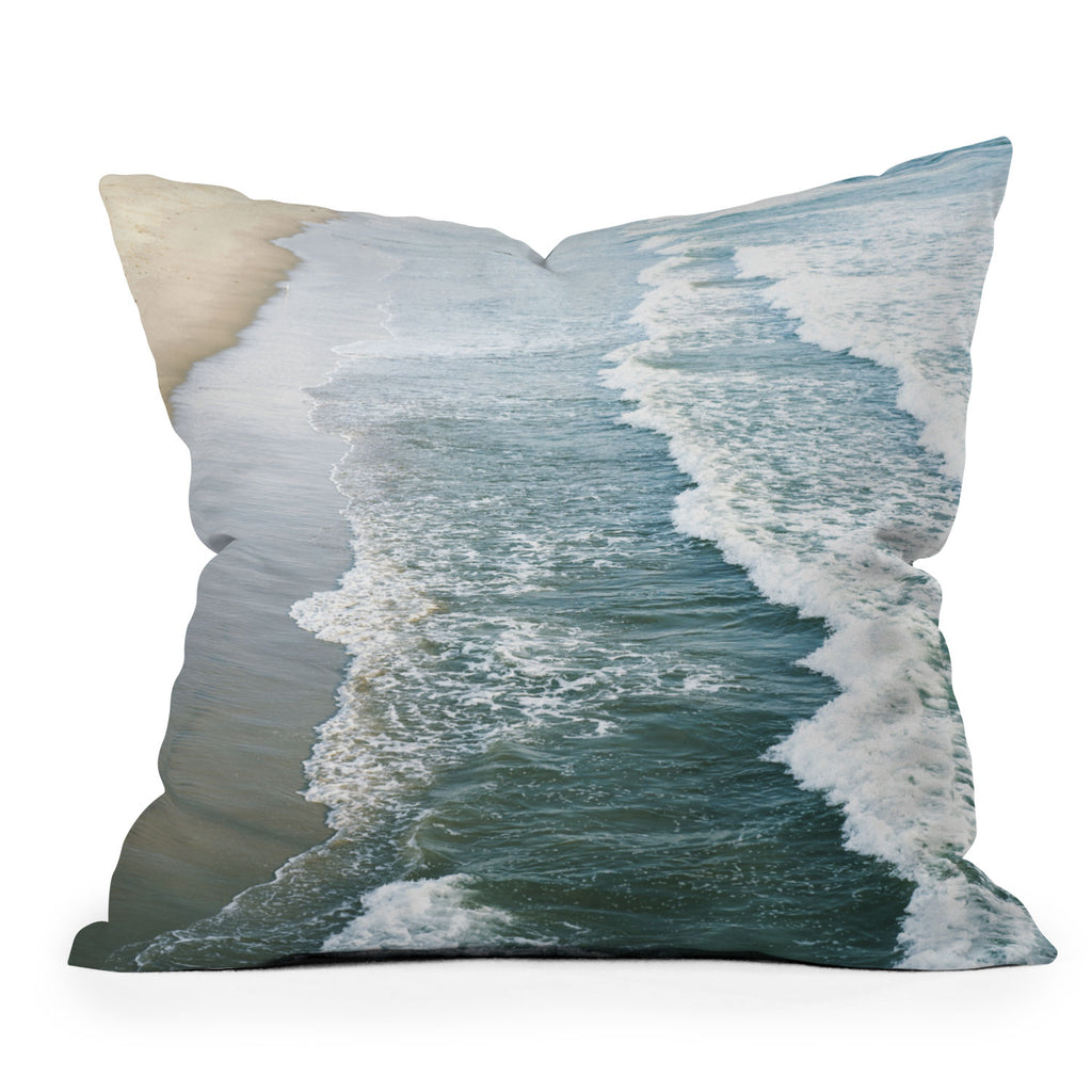 Shore Waves Outdoor Throw Pillow Bree Madden