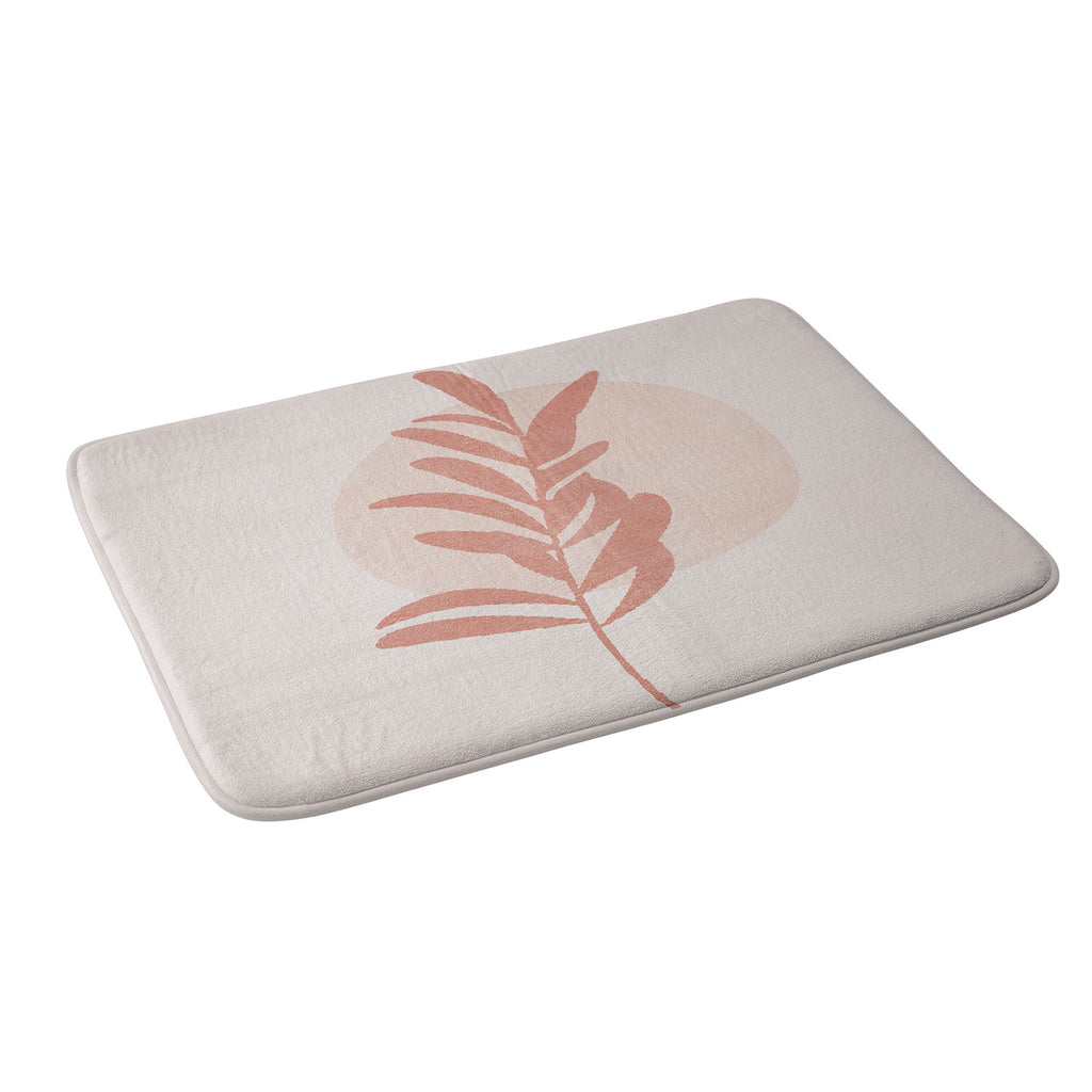 Minimal Little Branch Ii Memory Foam Bath Mat City Art