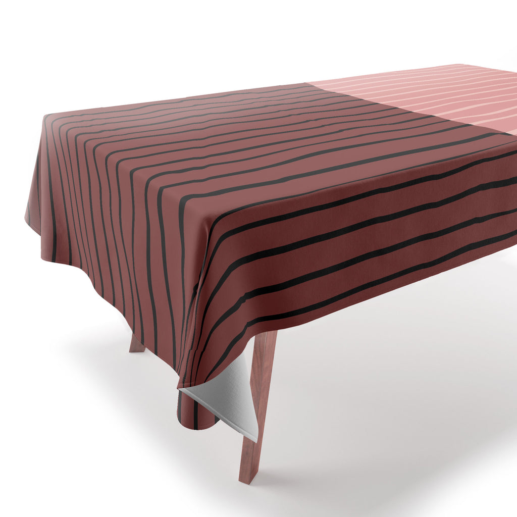 Color Block Lines Xvi Tablecloth Colour Poems