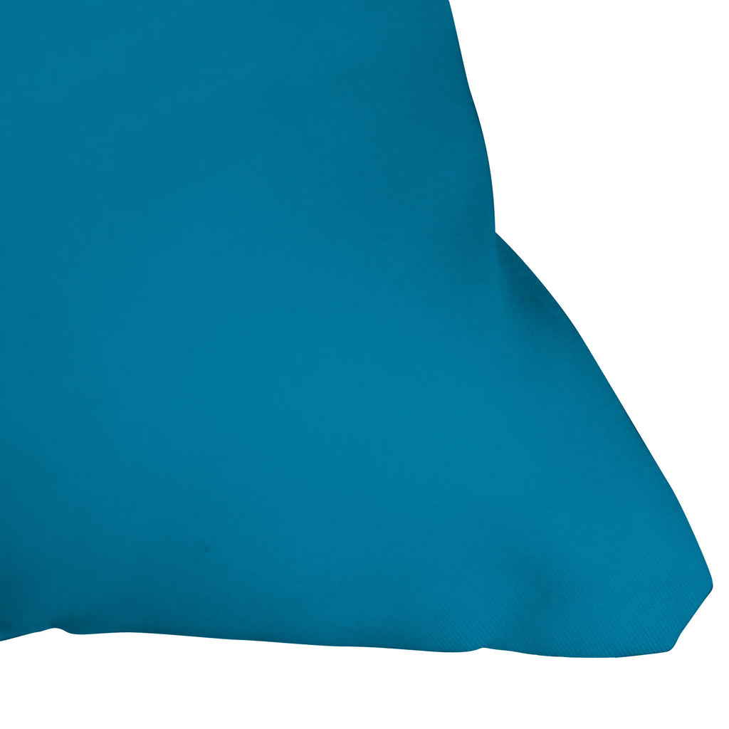 Bright Blue 313c Outdoor Throw Pillow Deny Designs