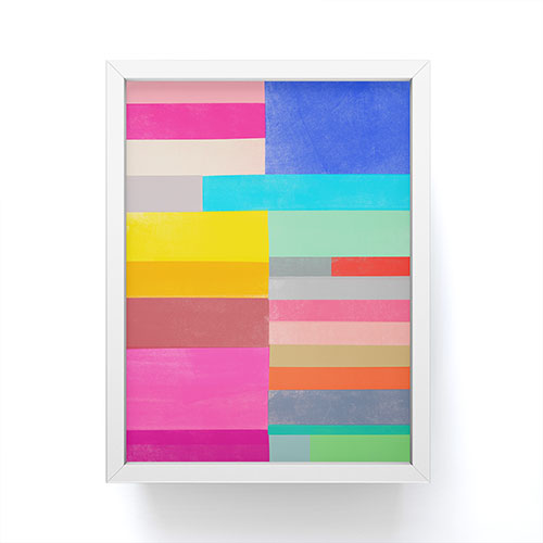 Quilt Study 2 Framed Mini Art Print Garima Dhawan
