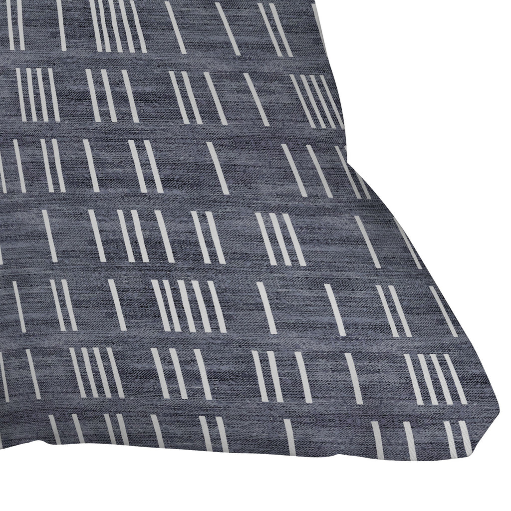 Bogo Denim Mudcloth Light Outdoor Throw Pillow Holli Zollinger