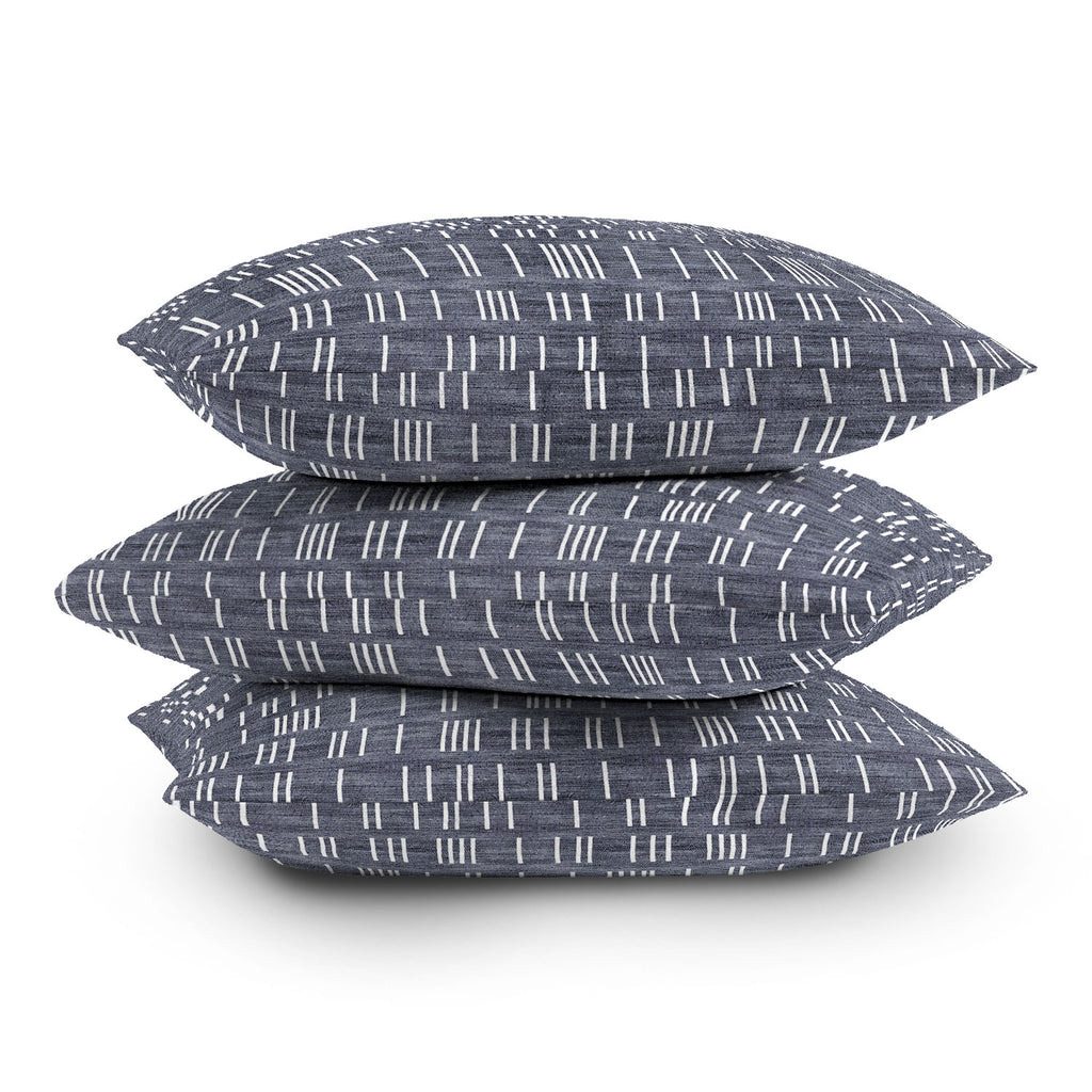 Bogo Denim Mudcloth Light Outdoor Throw Pillow Holli Zollinger