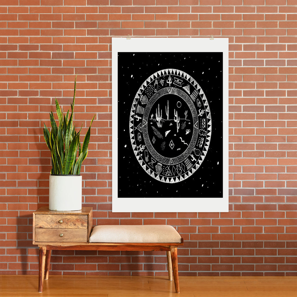Inside Deserts Art Print Kris Tate