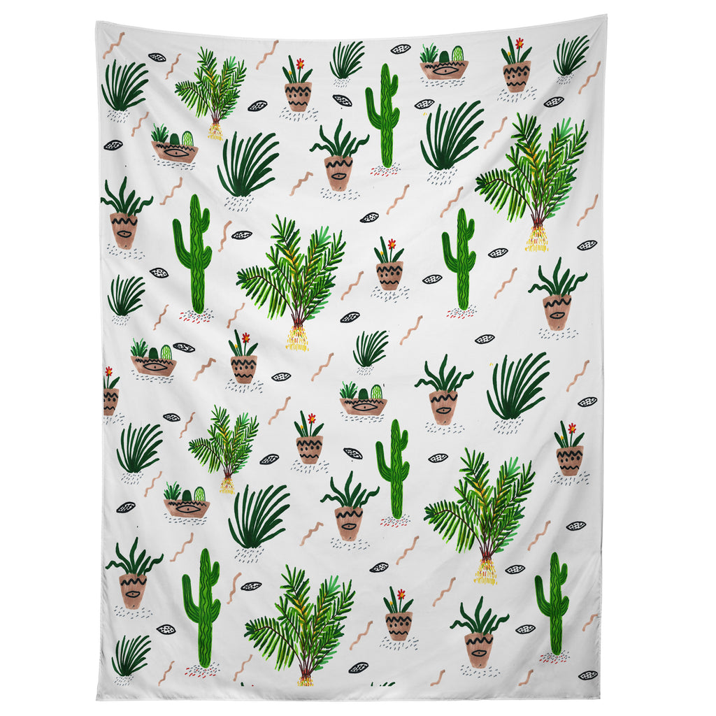 Plants Are My Friends Tapestry Kris Tate