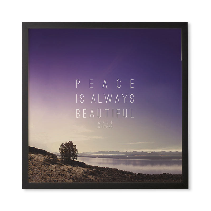 Whitman Peace Framed Wall Art Leah Flores