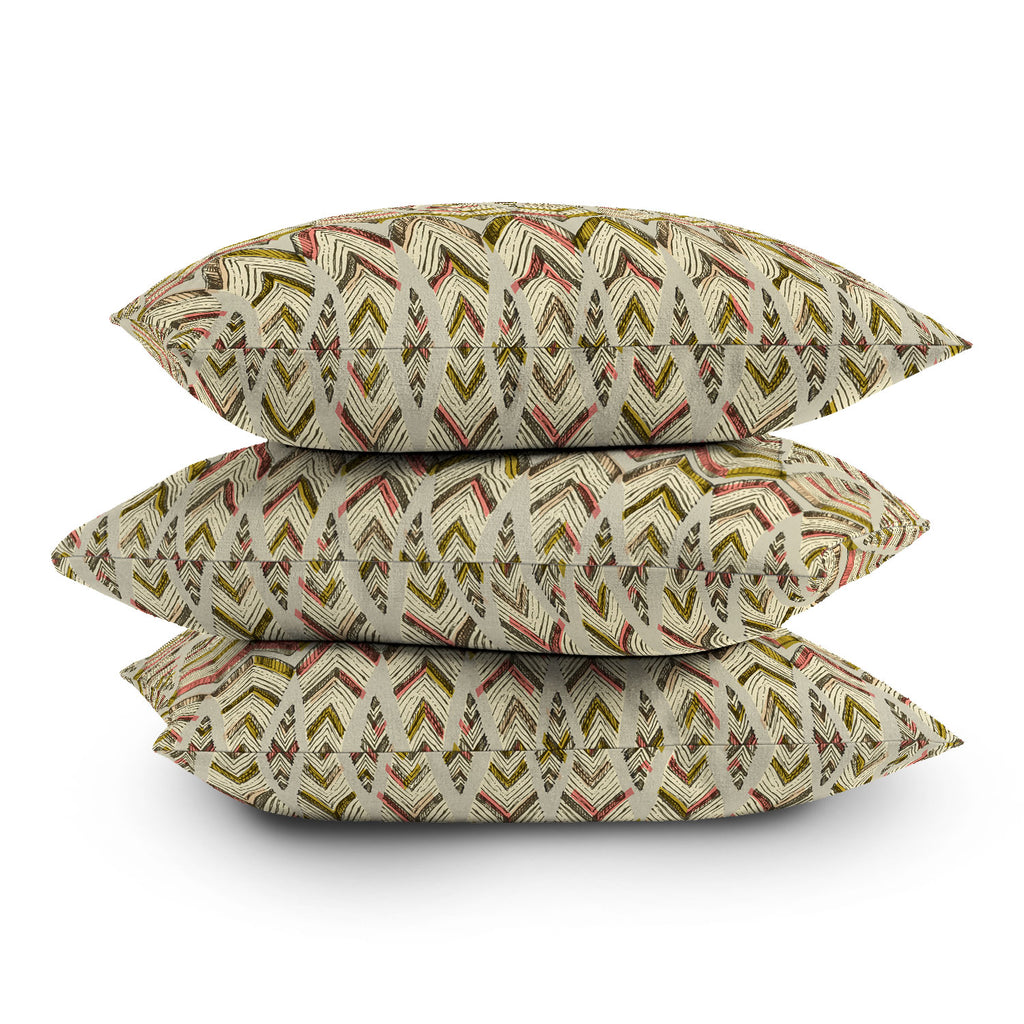 Pyramid Line West Outdoor Throw Pillow Pattern State