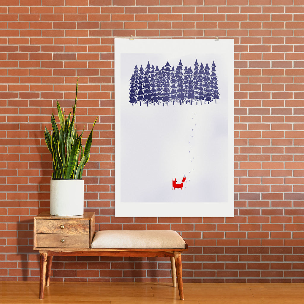Alone In The Forest Art Print Robert Farkas