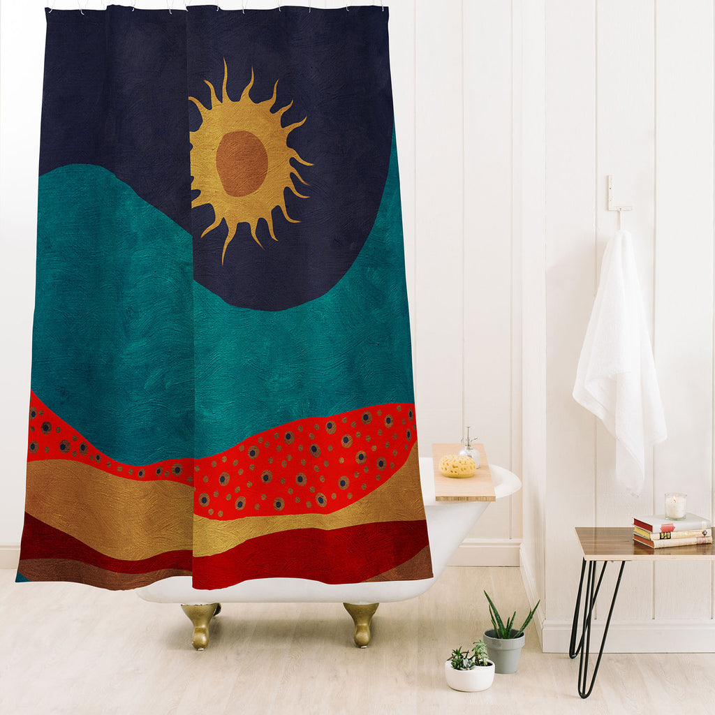 Color Under The Sun I Shower Curtain Viviana Gonzalez