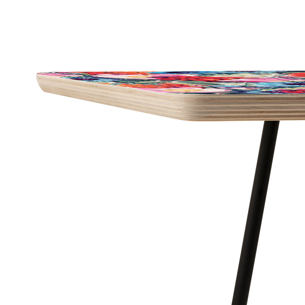 Neon Bloom Side Table 83 Oranges