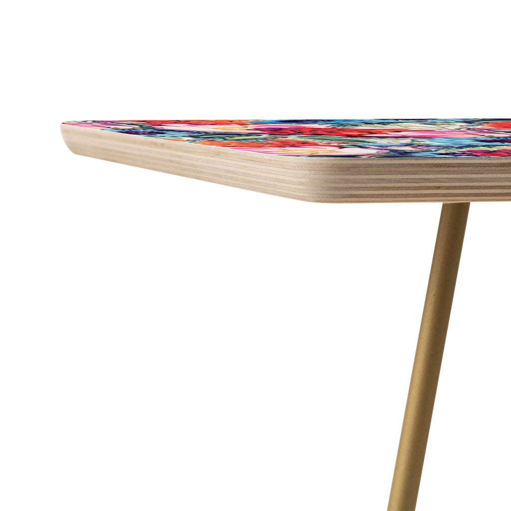 Neon Bloom Side Table 83 Oranges