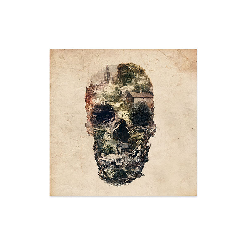 Skull Town Art Print Ali Gulec