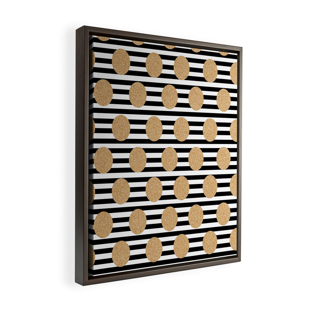 Dots N Stripes Art Canvas Allyson Johnson