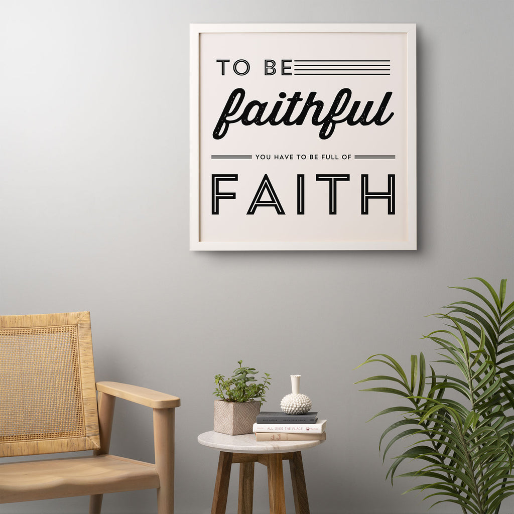 Full Of Faith Framed Wall Art Allyson Johnson