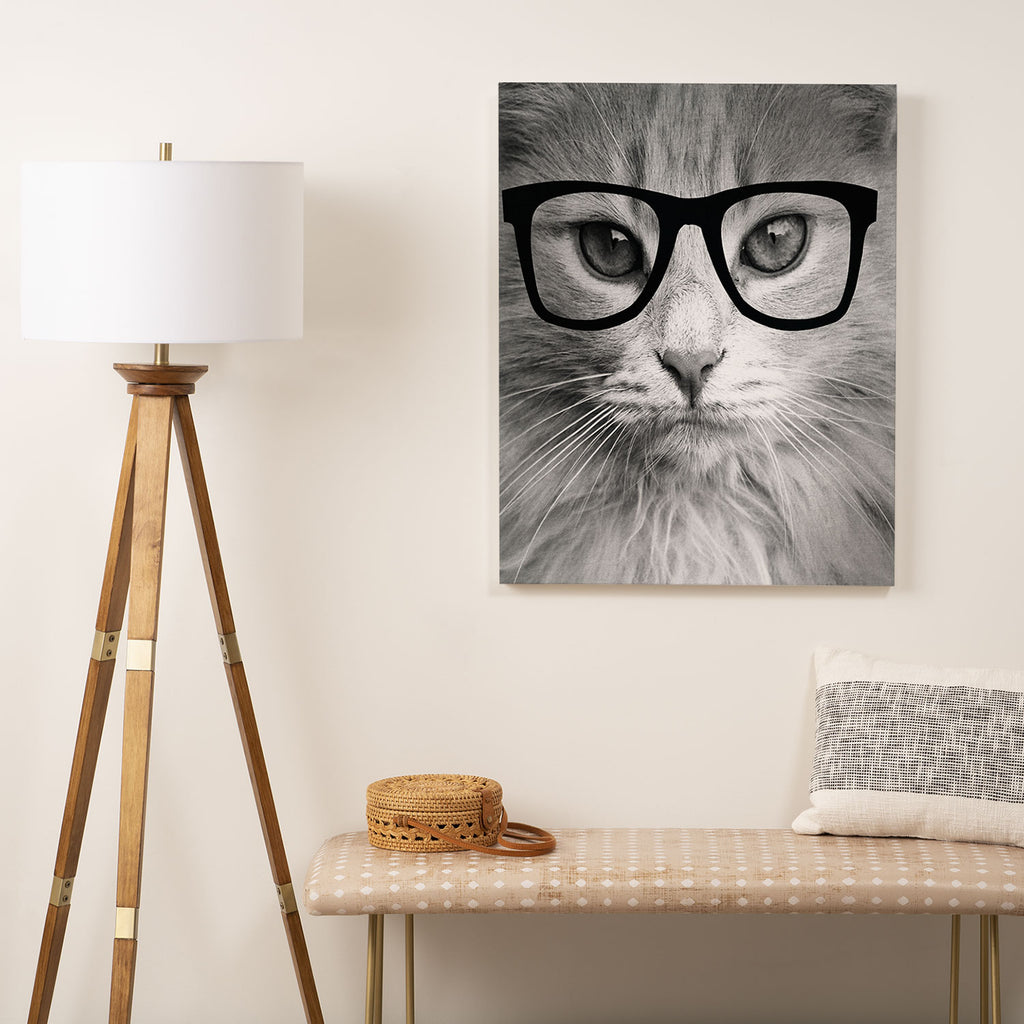 Hippest Cat Art Canvas Allyson Johnson