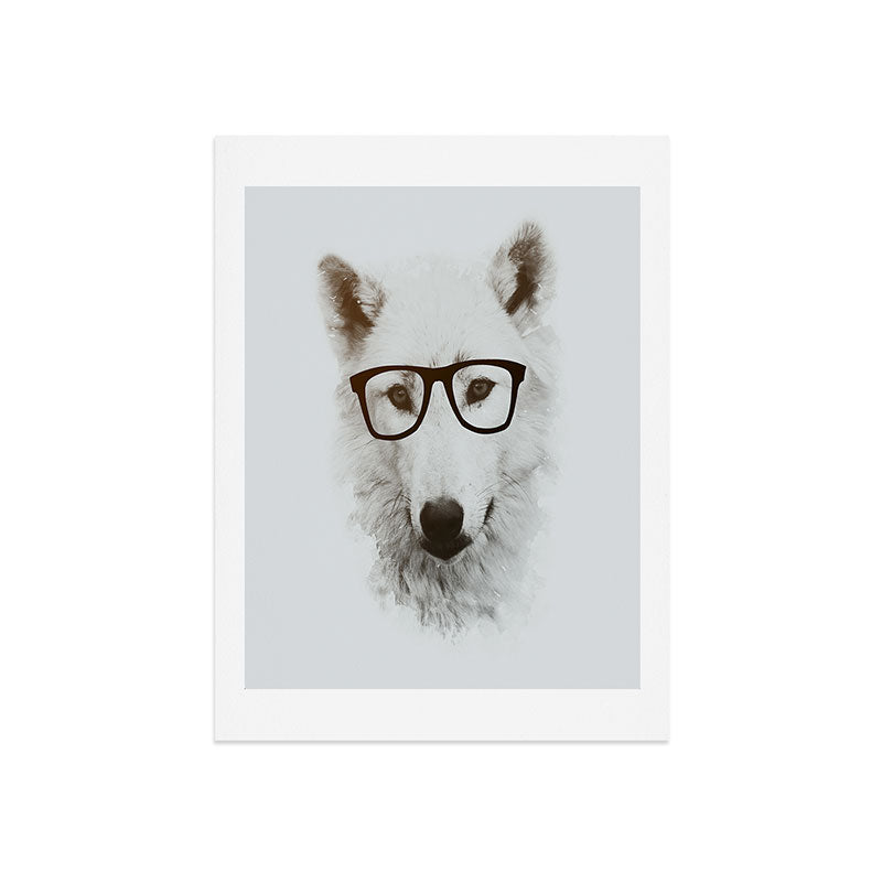 Smart Wolf Art Print Allyson Johnson