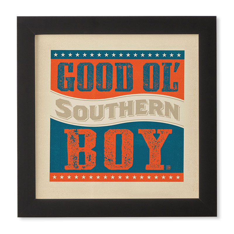 Good Ol Boy Framed Wall Art Anderson Design Group