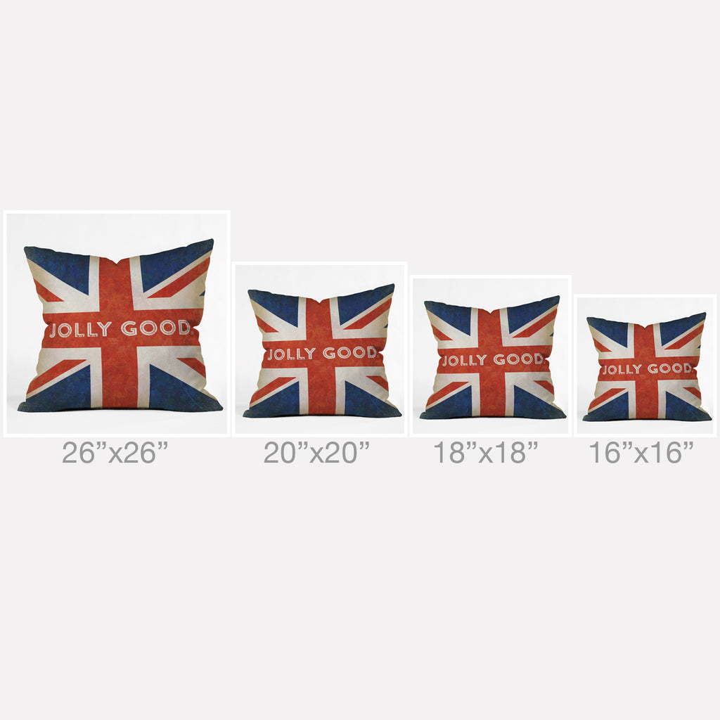 Jolly Good British Flag Throw Pillow Anderson Design Group