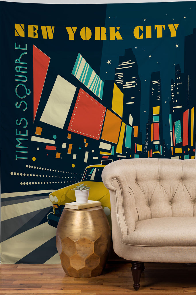 Nyc Times Square Tapestry Anderson Design Group