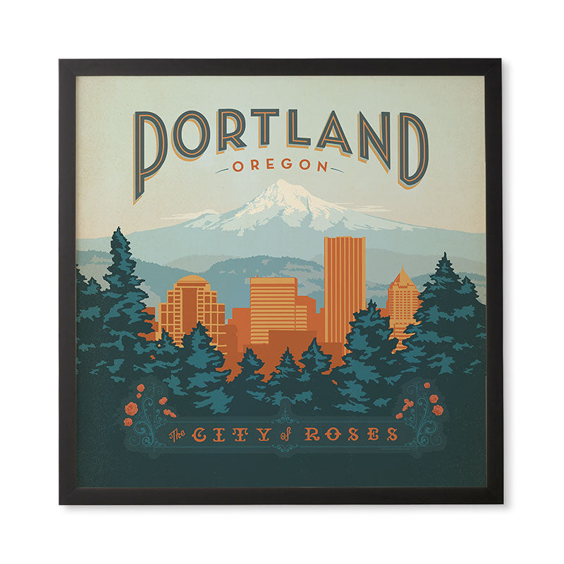 Portland Framed Wall Art Anderson Design Group