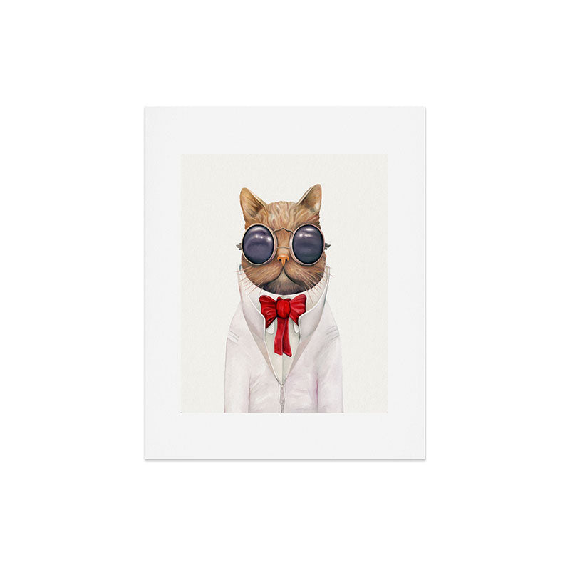Astro Cat Art Print Animal Crew