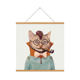 Eclectic Cat Art Print Animal Crew