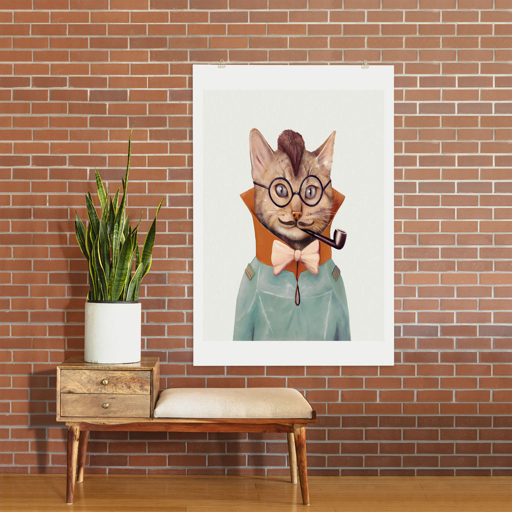 Eclectic Cat Art Print Animal Crew