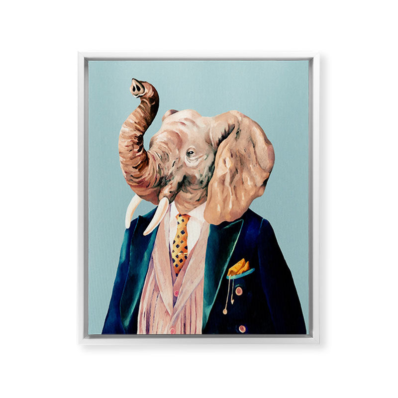 Mr Elephant Art Canvas Animal Crew