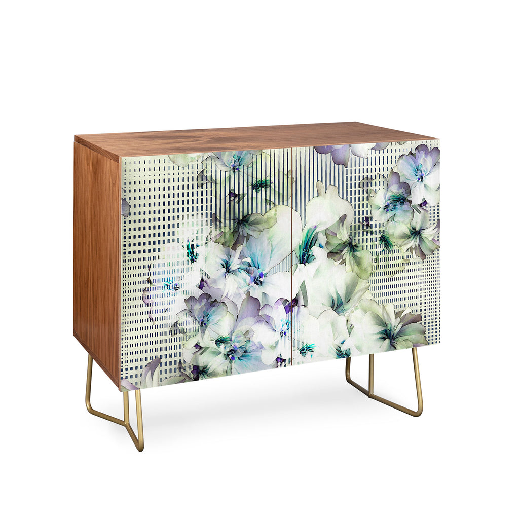 Flowers And Lines Credenza Bel Lefosse Design