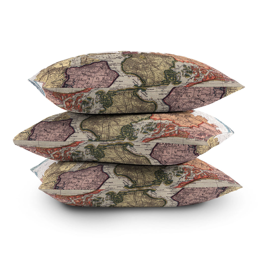 New York Skyline Throw Pillow Belle13