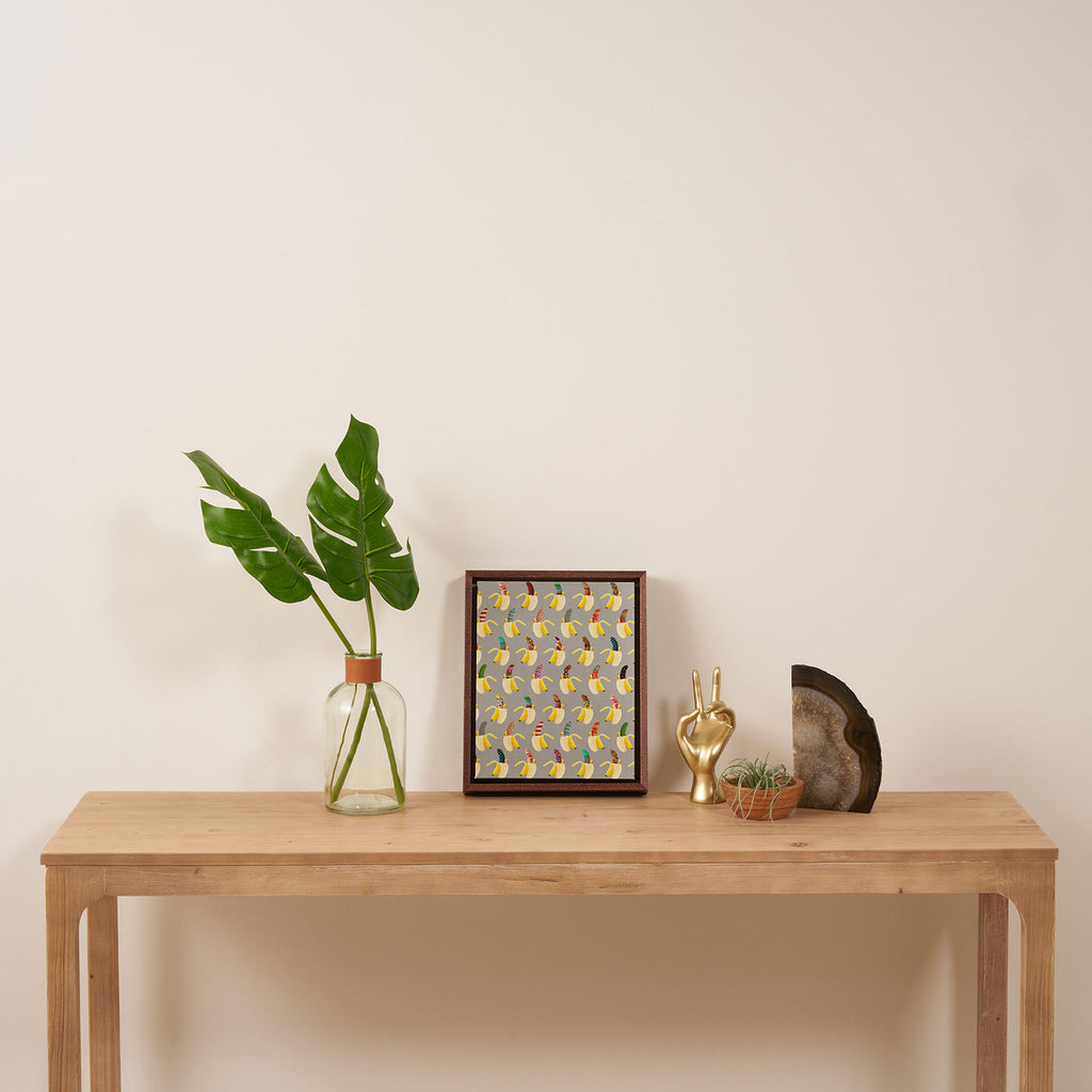 Anna Banana Art Canvas Bianca Green