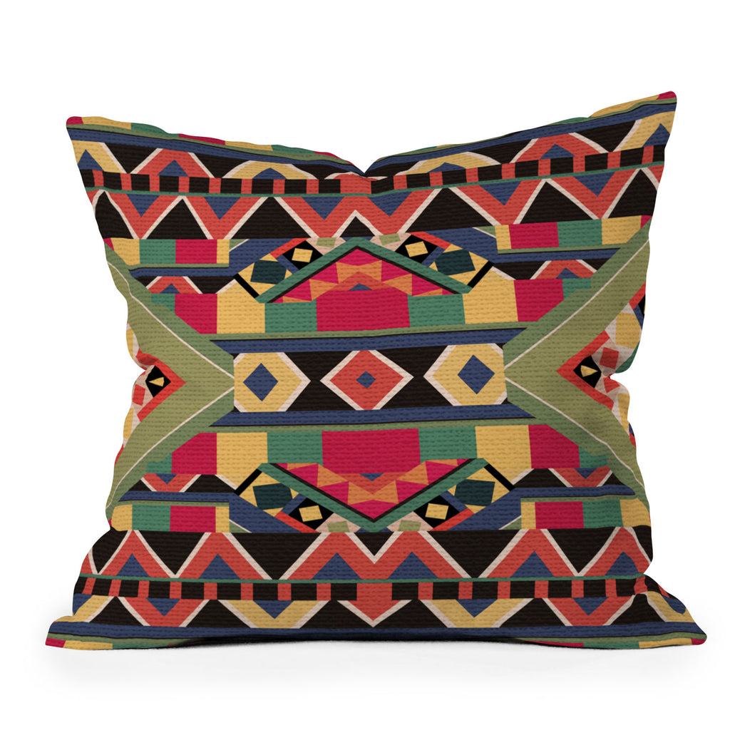 Bold Throw Pillow Bianca Green