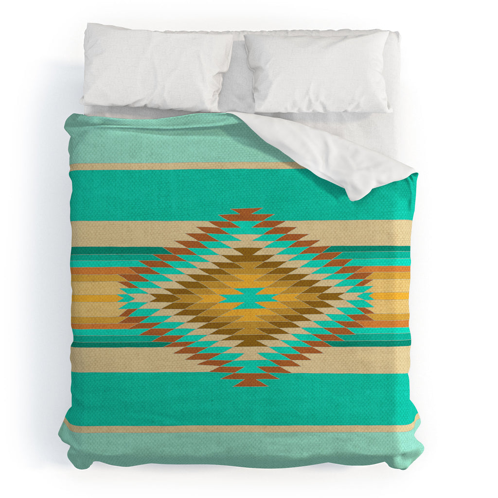 Fiesta Teal Duvet Cover Bianca Green