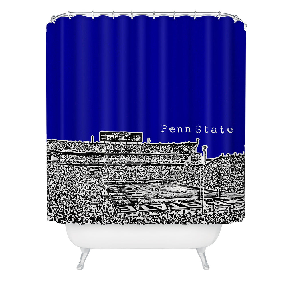 Penn State University Navy Shower Curtain Bird Ave