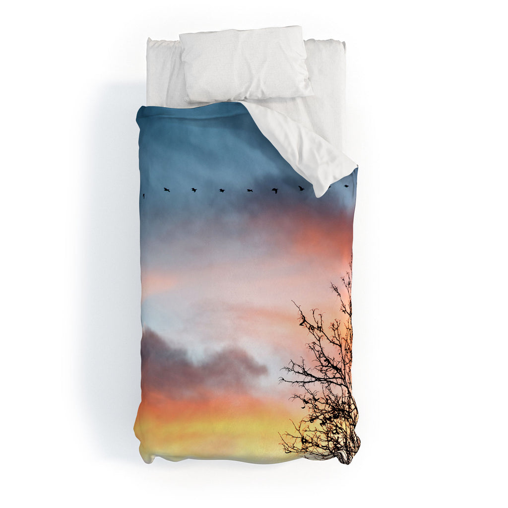 Bird Line Duvet Cover Bird Wanna Whistle