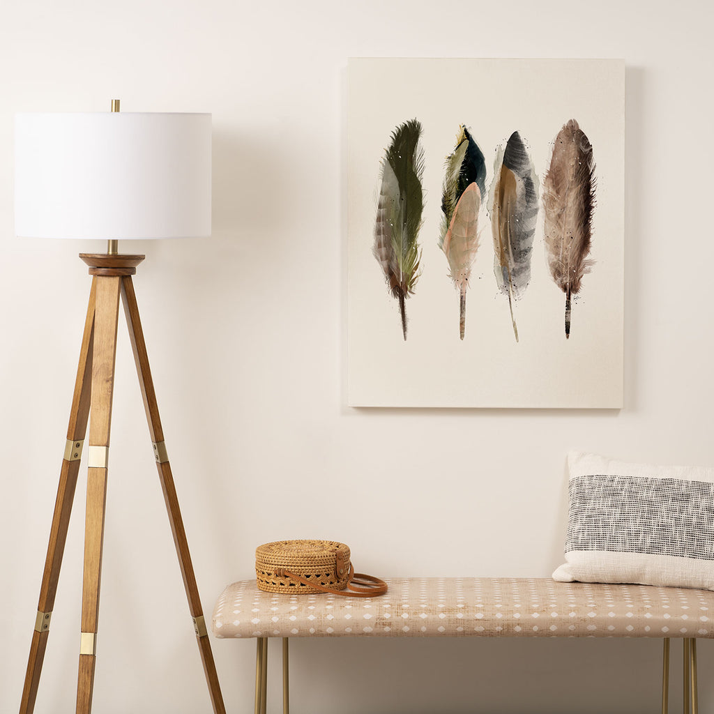 Earth Feathers Art Canvas Brian Buckley
