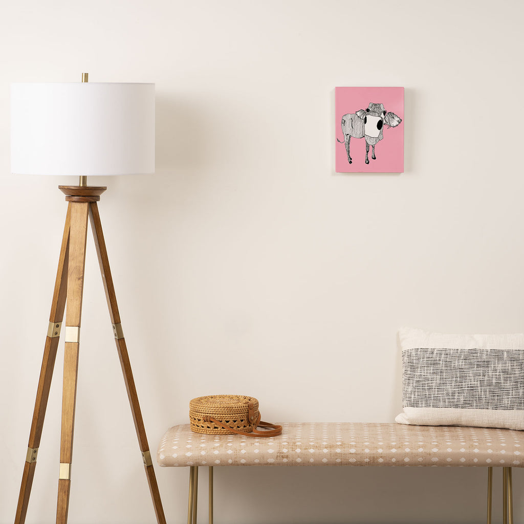 Cowface Art Canvas Casey Rogers