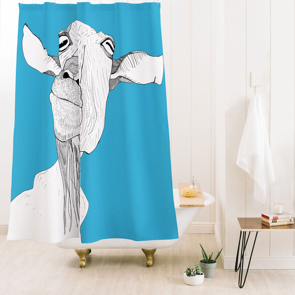 Goat Shower Curtain Casey Rogers