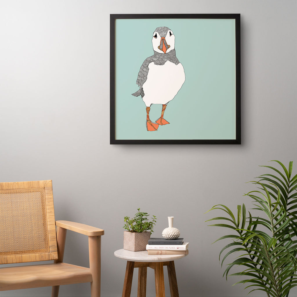 Puffin 2 Framed Wall Art Casey Rogers
