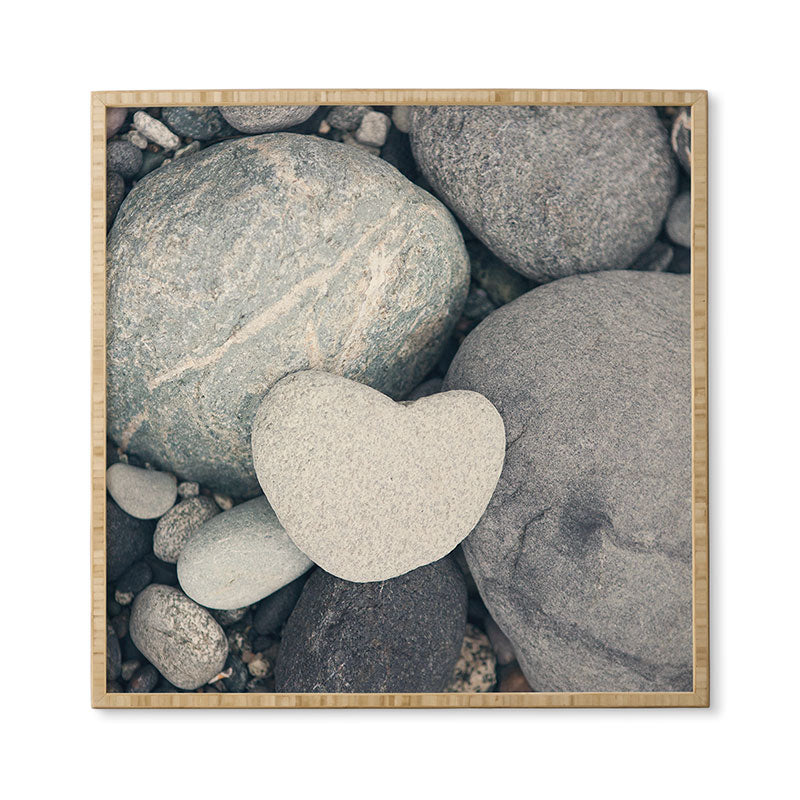 My Heart Shaped Rock Framed Wall Art Catherine Mcdonald