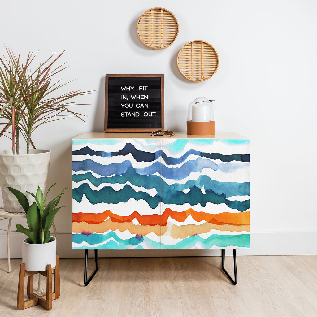 Beach Waves Credenza Cayenablanca