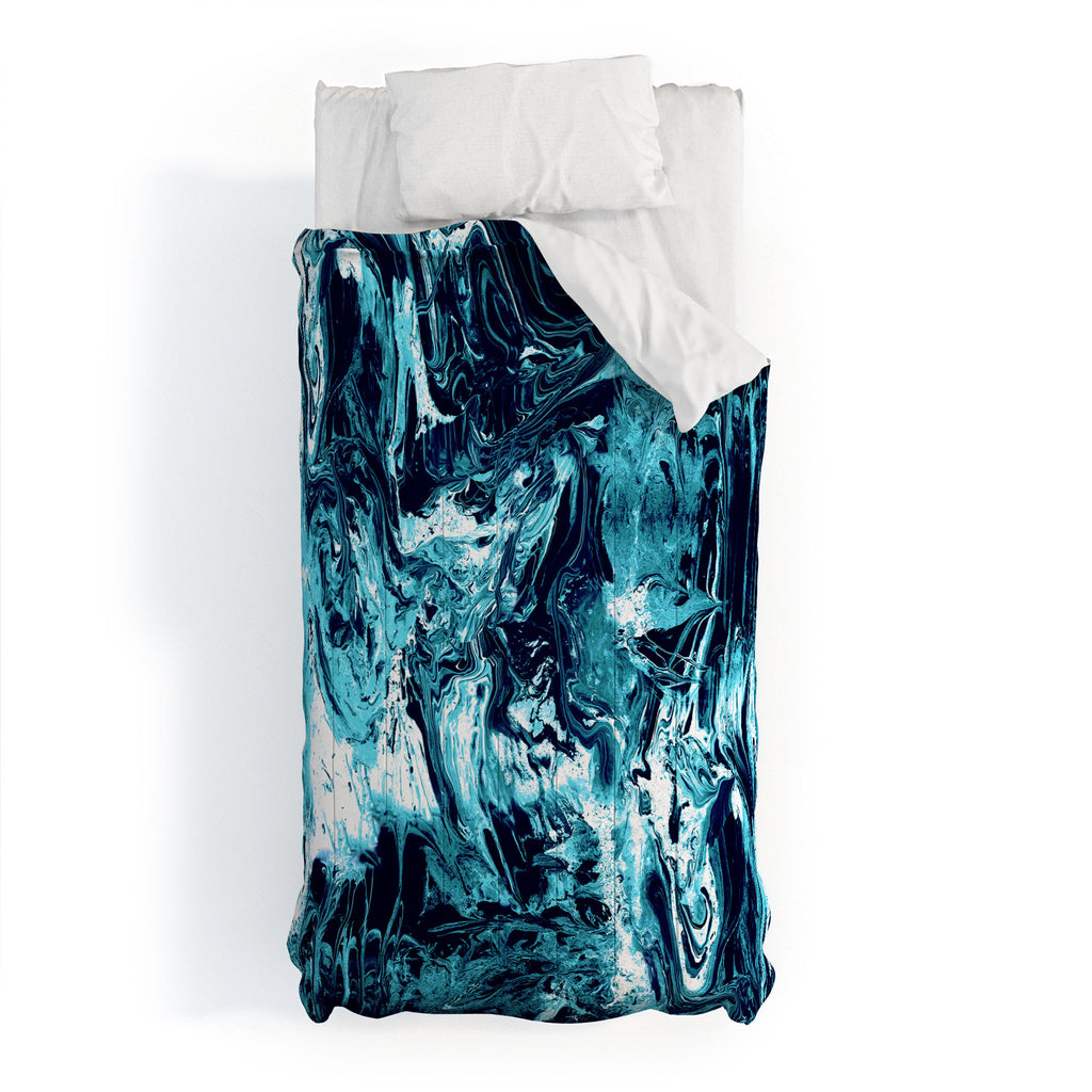 Blue Marble Comforter Cayenablanca