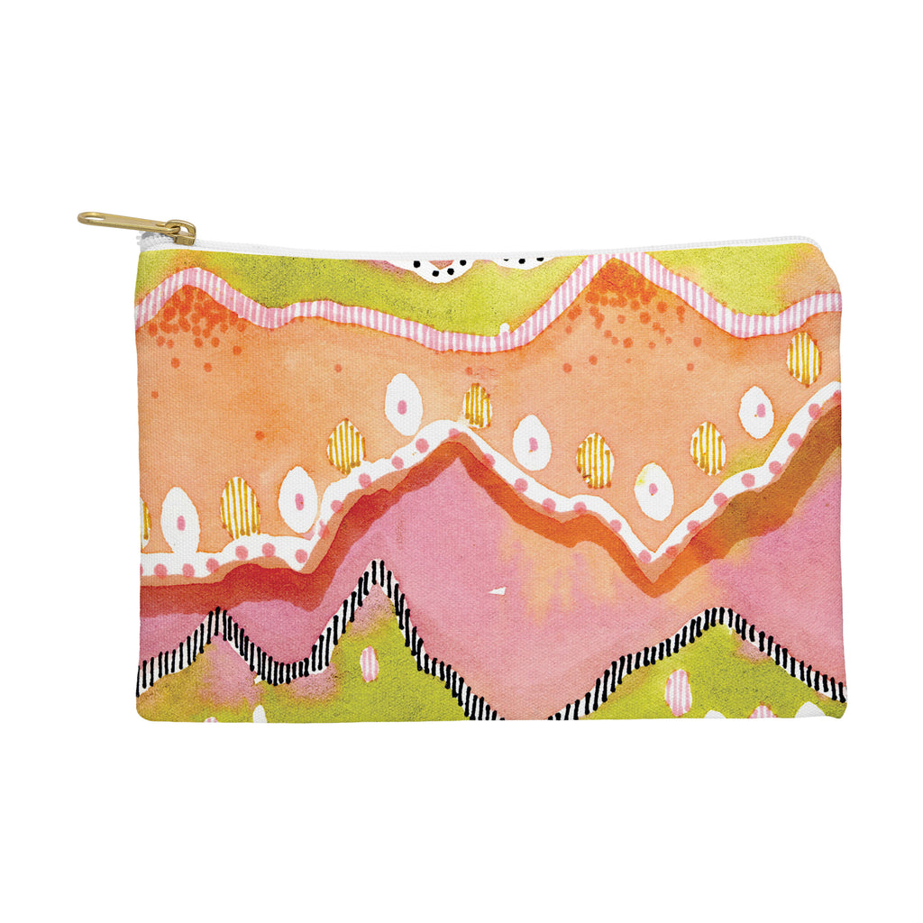 Coral Landscape Pouch Cayenablanca