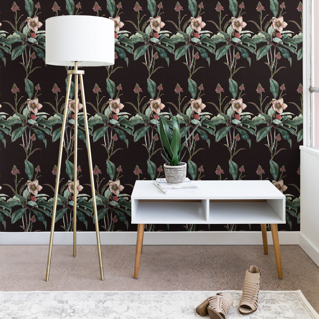 Dramatic Garden Wallpaper Cayenablanca