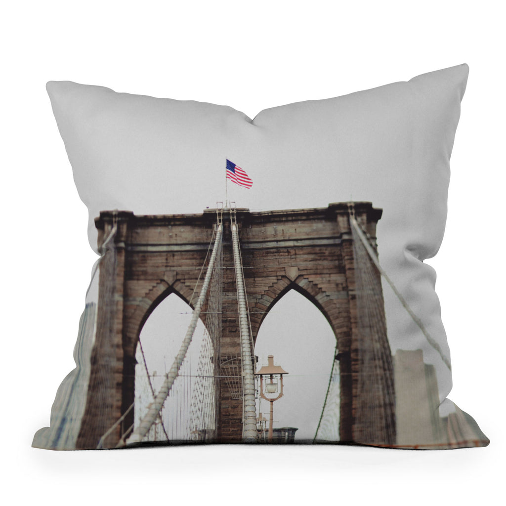 Brooklyn Brave Throw Pillow Chelsea Victoria