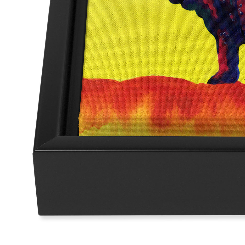 Habanero Hippopotamus On Lemon Meringue Art Canvas Clara Nilles