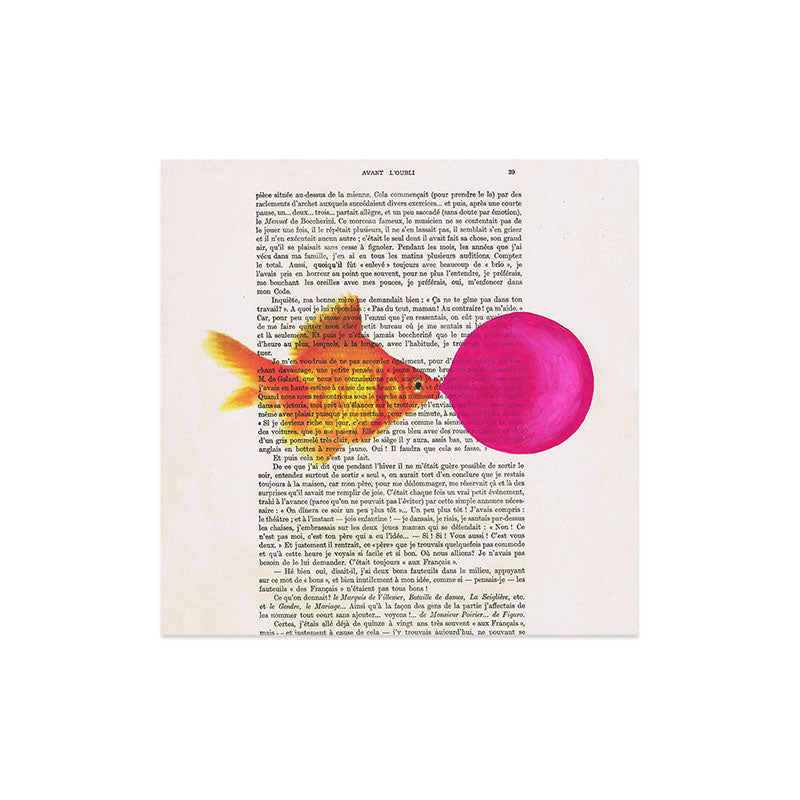 Goldfish With Bubblegum Art Print Coco De Paris