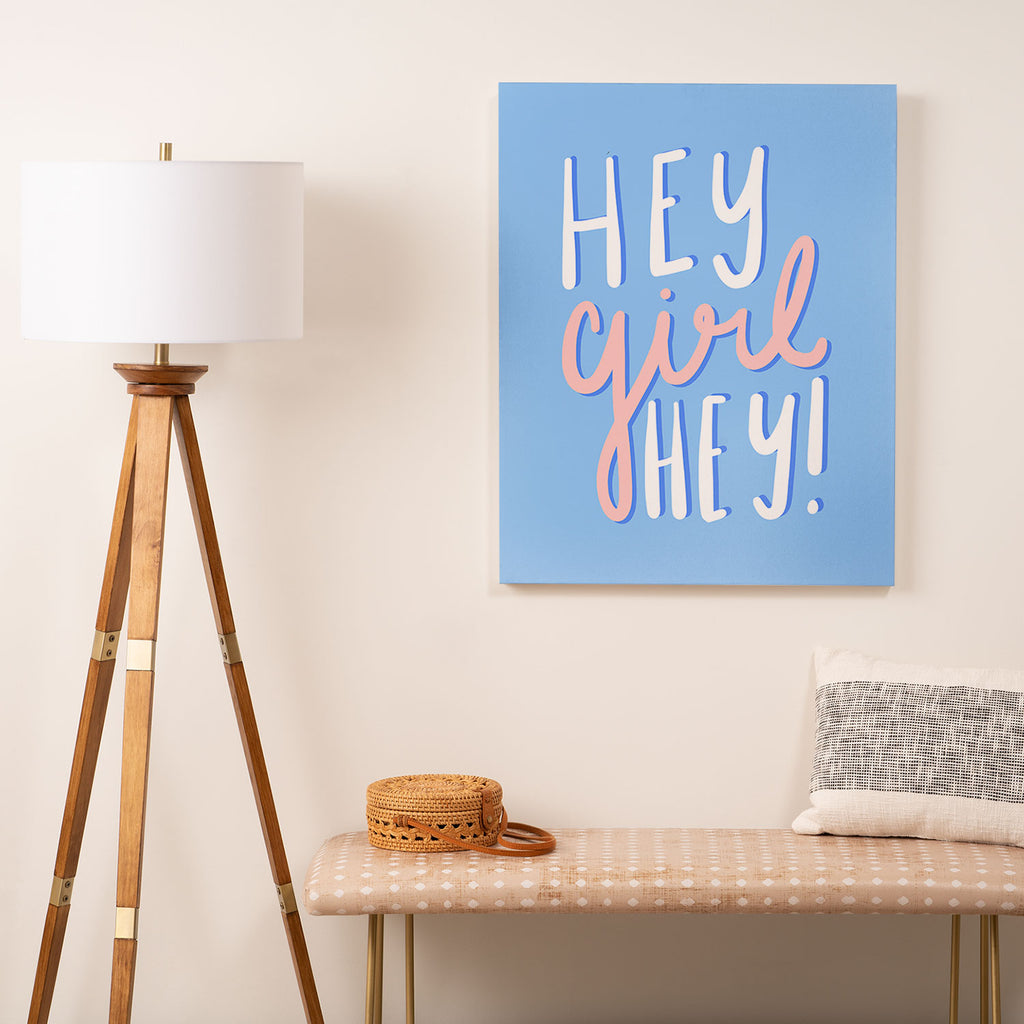 Hey Girl Hey Art Canvas Craft Boner